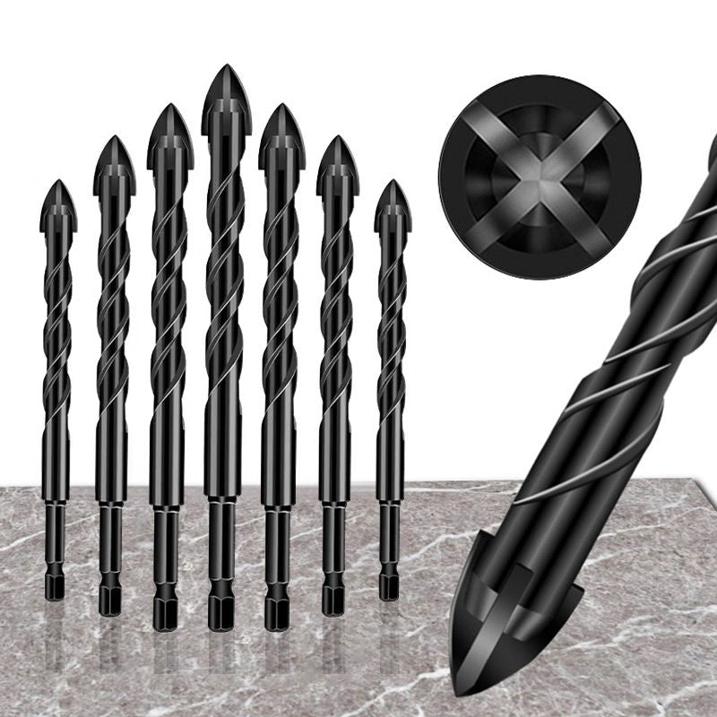 4-Edge Cross Drill Bit Set – beooshop