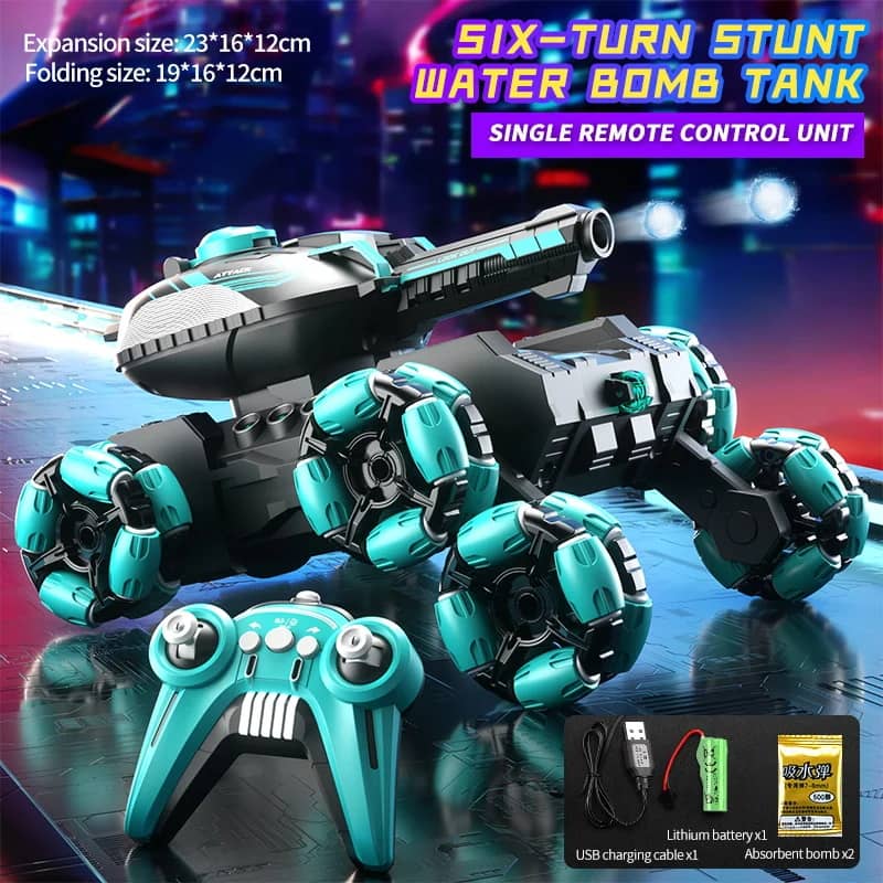 💥Remote Control Six-Wheel Tank - Transformable for Battle – beooshop